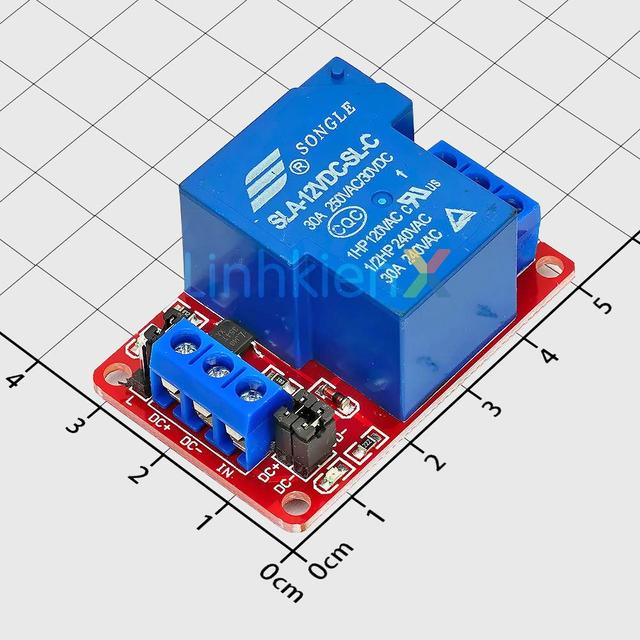 Module 1 Relay 12V 30A Kích Mức Cao/Thấp
