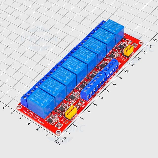 Module 8 Relay 5V Kích Mức Cao/Thấp