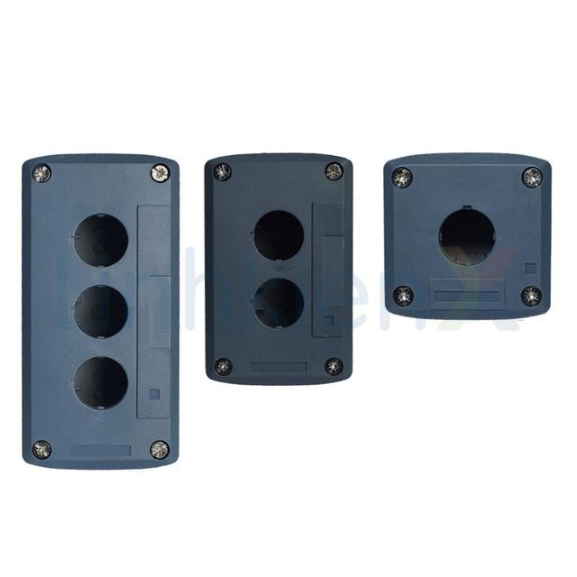 LA188-02 Hộp 2 Nút Nhấn Điều Khiển 22mm Màu Đen